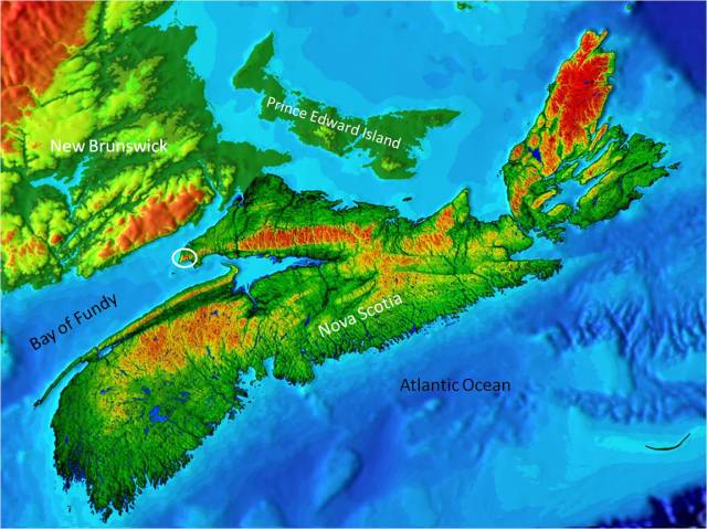 New Banner picture! Cobequid-Chedabucto Fault at Cape Chignecto, Nova ...